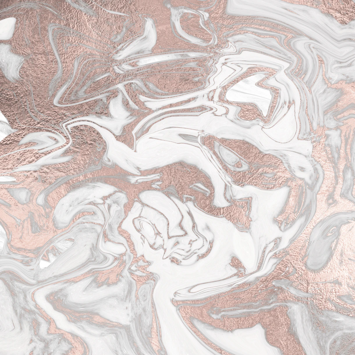 Rose Gold Marble Stone Wallpaper | Happywall