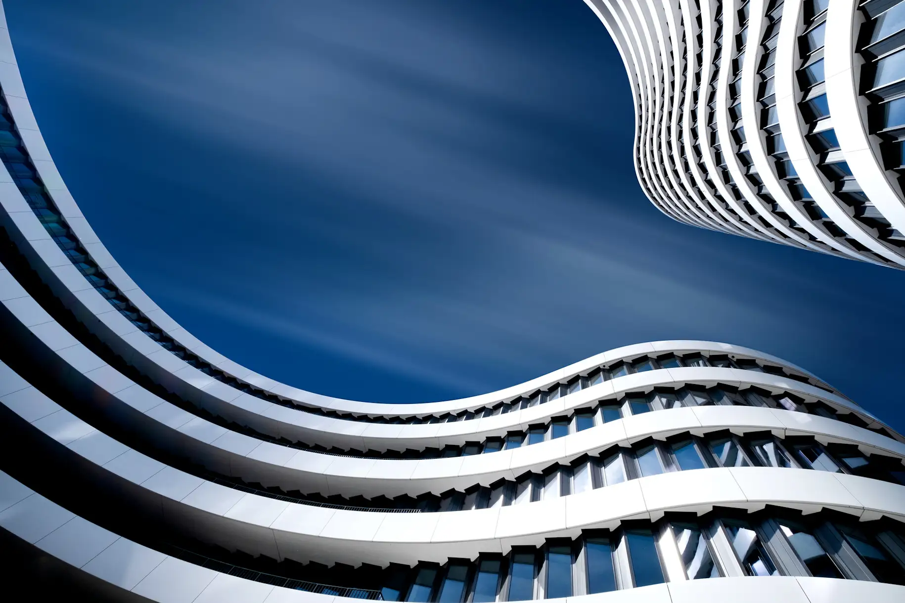 curved architecture wallpaper - Happywall