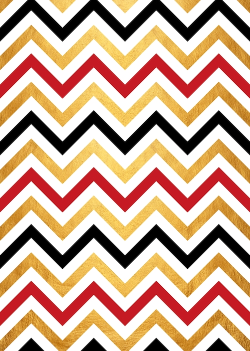 Buy Golden Chevron IV Wallpaper Online | Happywall.com