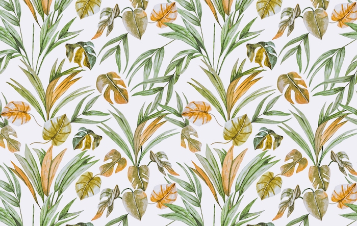 Sweet tropical botany wallpaper | Happywall