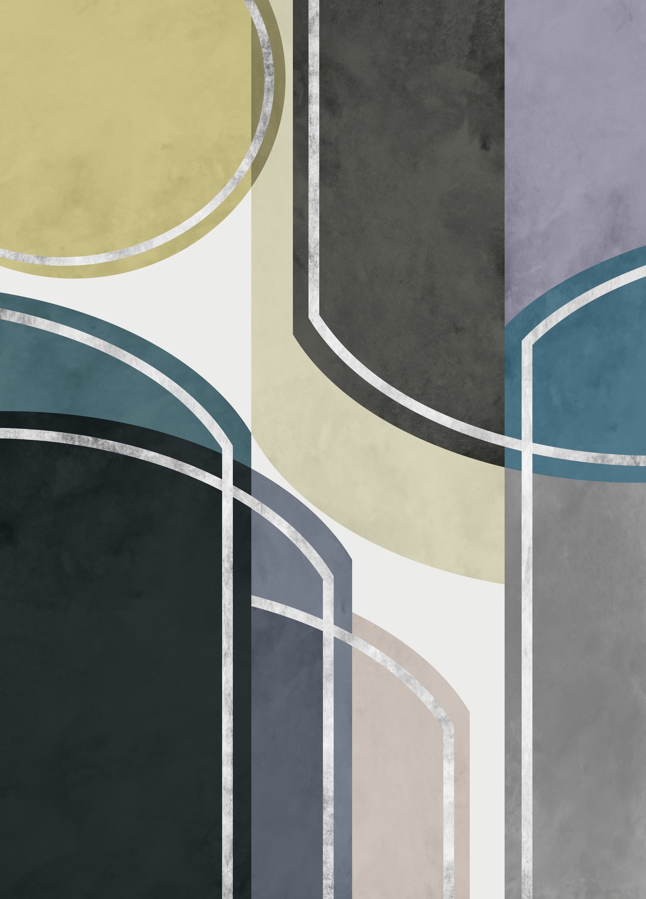 Abstract Composition 1083 Wallpaper | Happywall