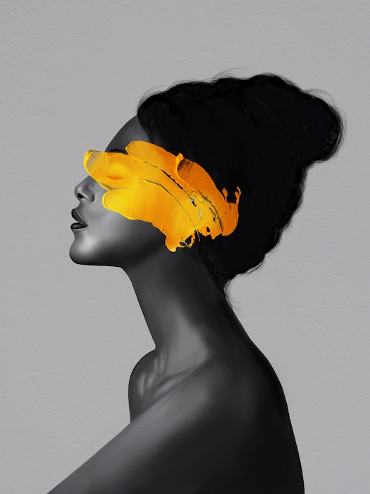 Yellow Girl Wallpaper - Beautiful and Vibrant | Happywall
