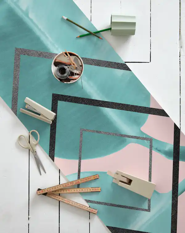 Ficus Elastica Geo Glam 1 wallpaper - Happywall