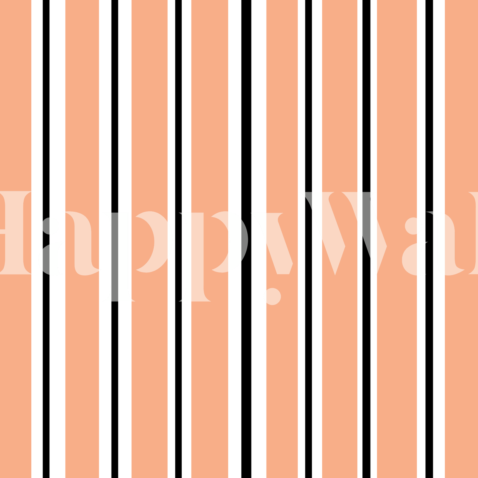 Orange Peach Checkered Pattern Wallpaper | Happywall