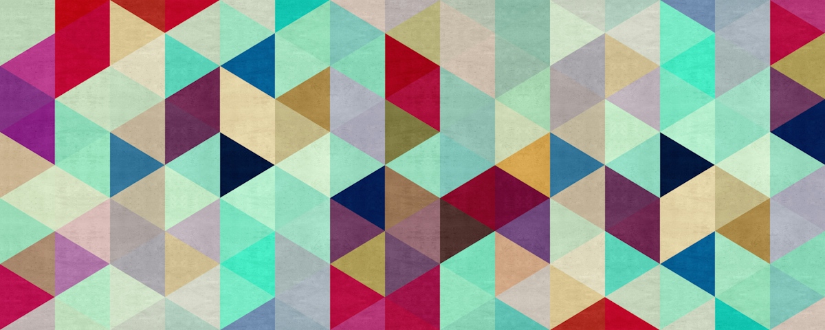 Colorful Triangles Wallpaper - Happywall