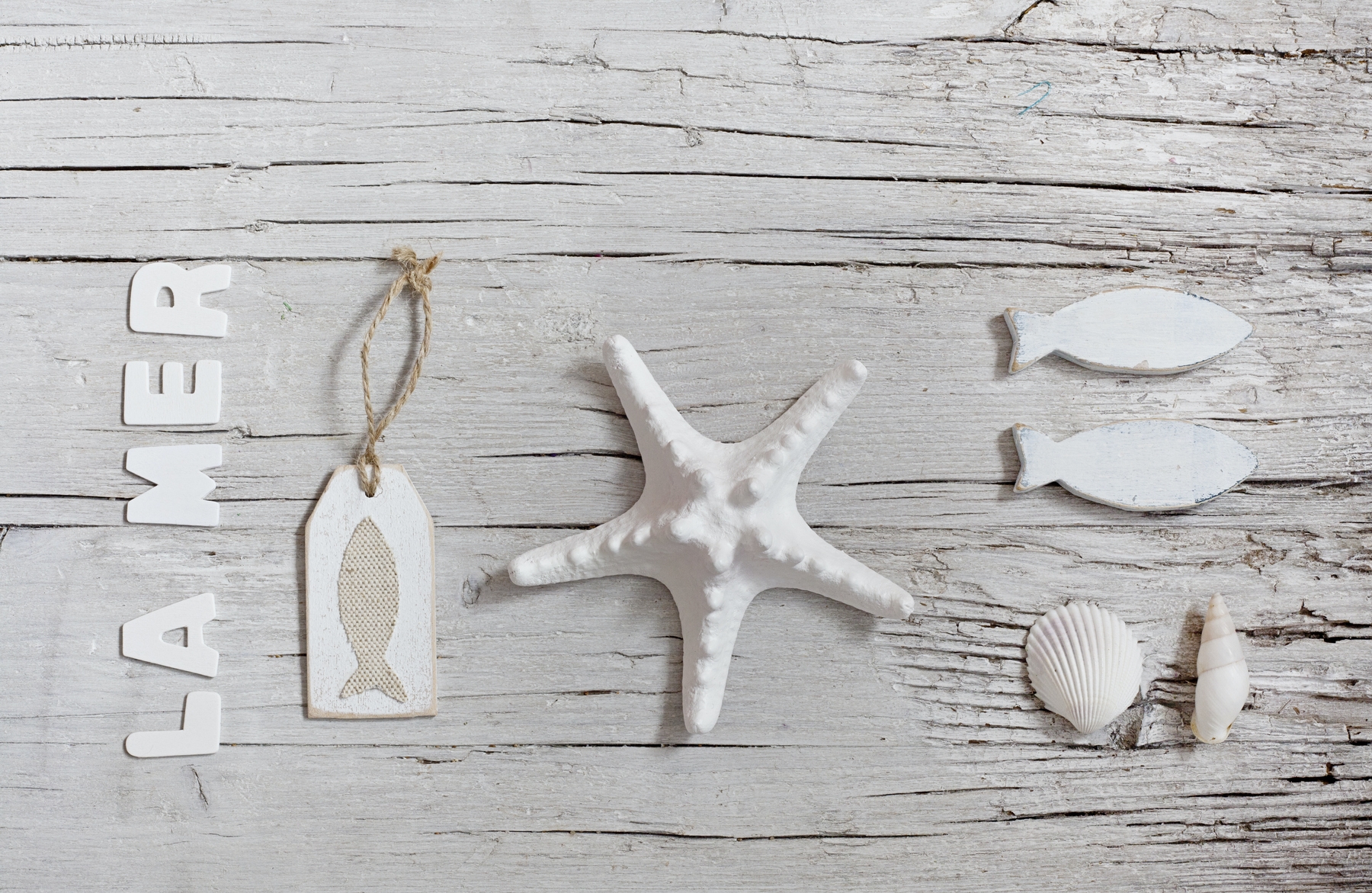 La Mer Beach Collage Art Wallpaper - Happywall