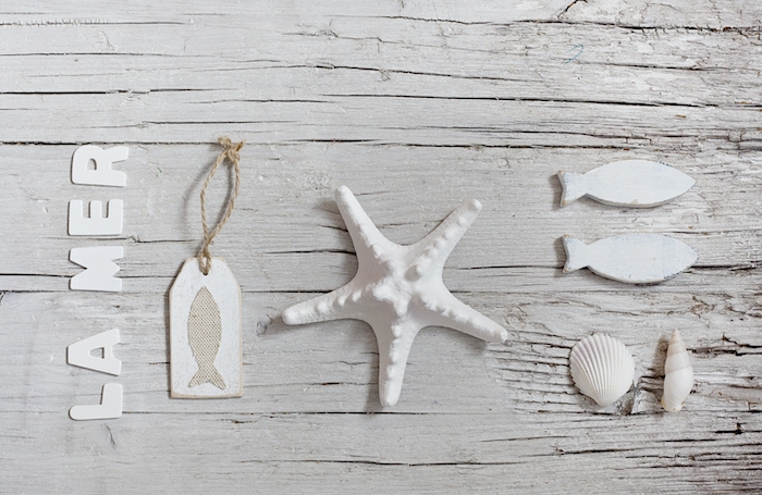 La Mer Beach Collage Art Wallpaper - Happywall