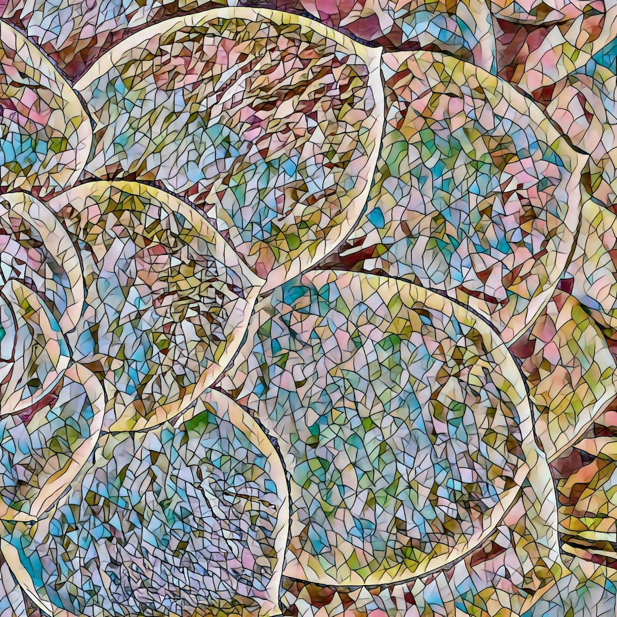 Buy Succulent Mosaic Wallpaper Online - Happywall