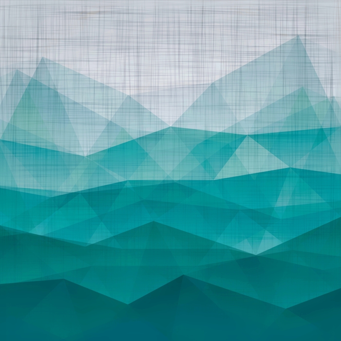 Minimal Triangles Mint Green | happywall.com