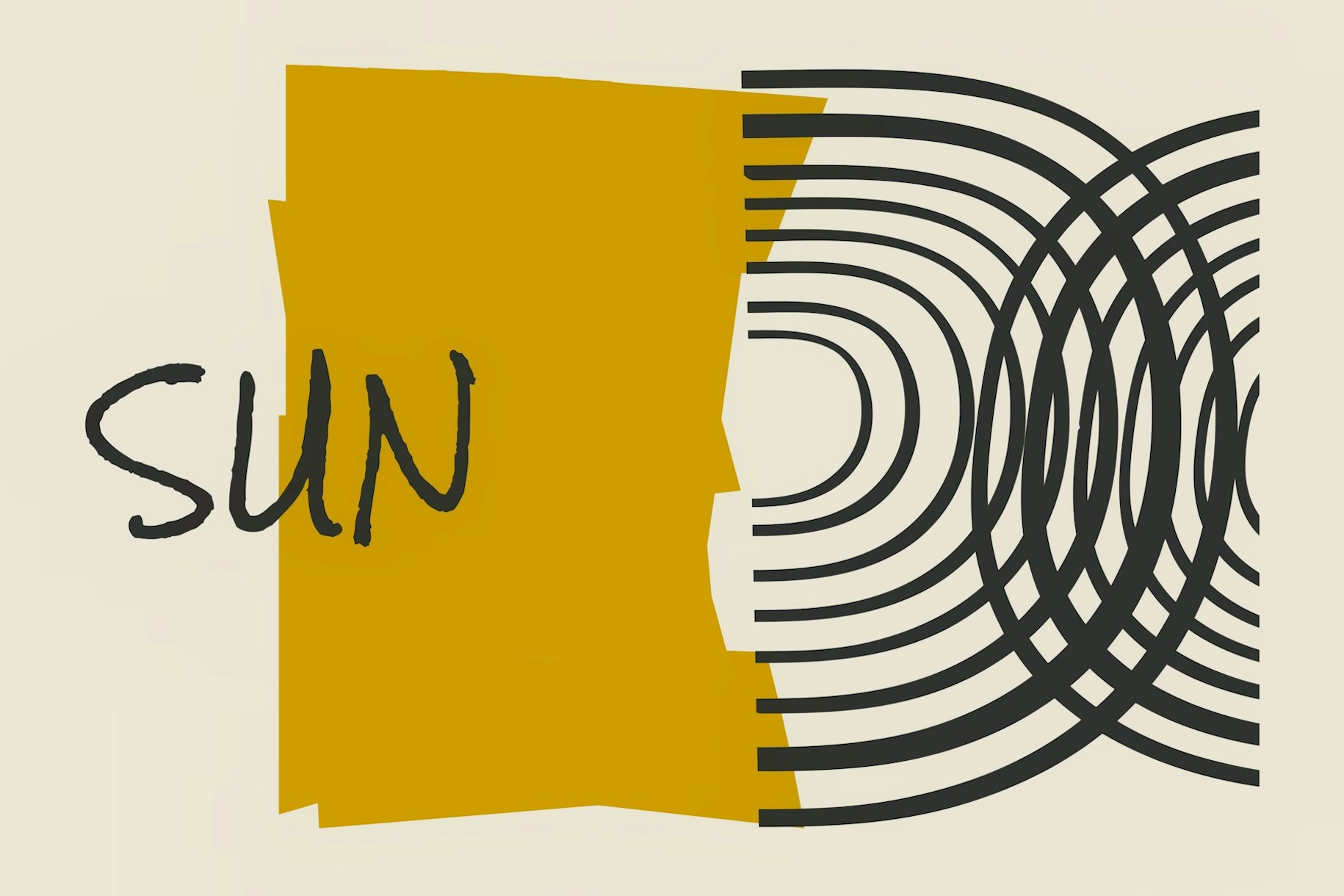 Sun Graffiti wallpaper - Happywall