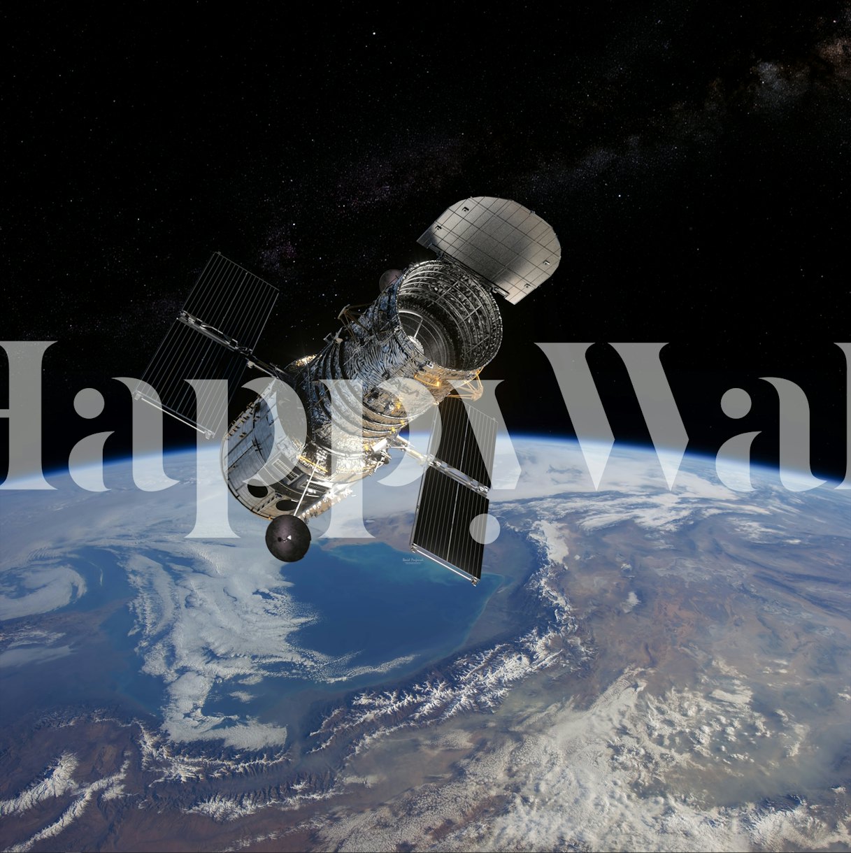 Buy Hubble Space Telescope Wallpaper Online - Happywall