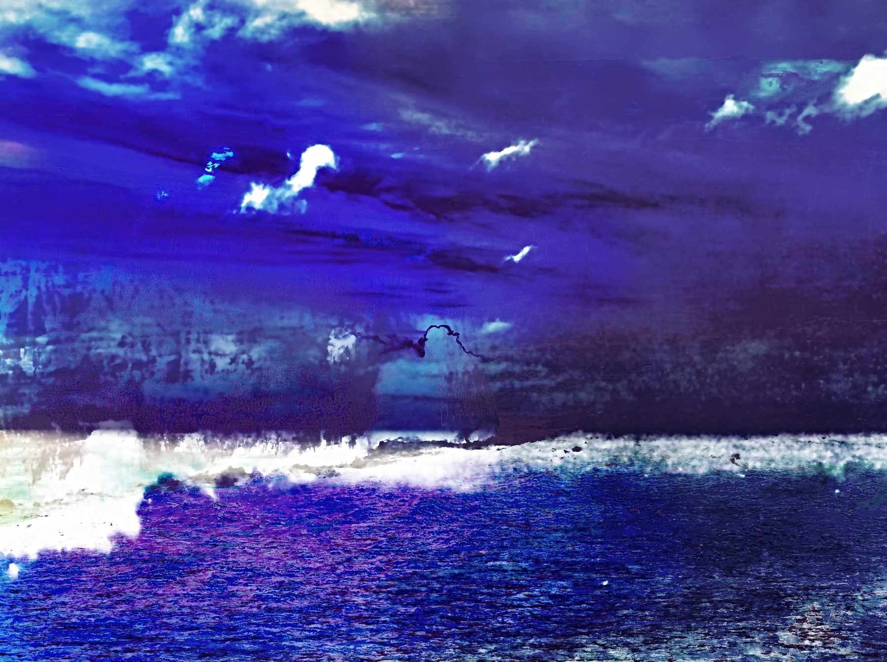 Cobalt Ocean Wallpaper - Stunning Oceanic Design | Happywall