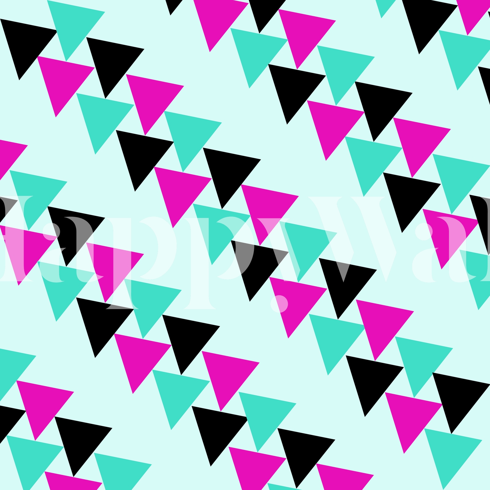 Colorful Geometric Triangle Wallpaper