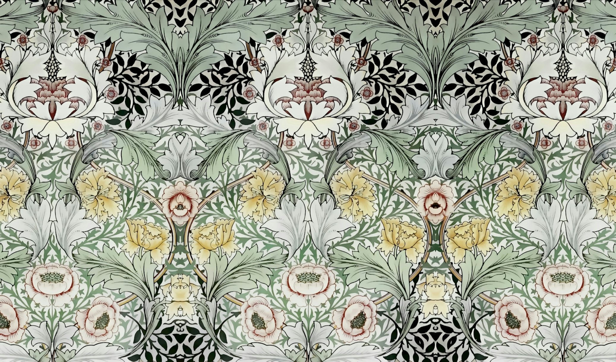 Nordic Renaissance Garden Wallpaper - Buy Online at Happywall