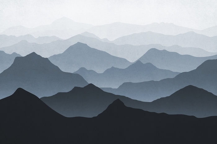 Blue Mountains II Wallpaper - Buy Online | Happywall