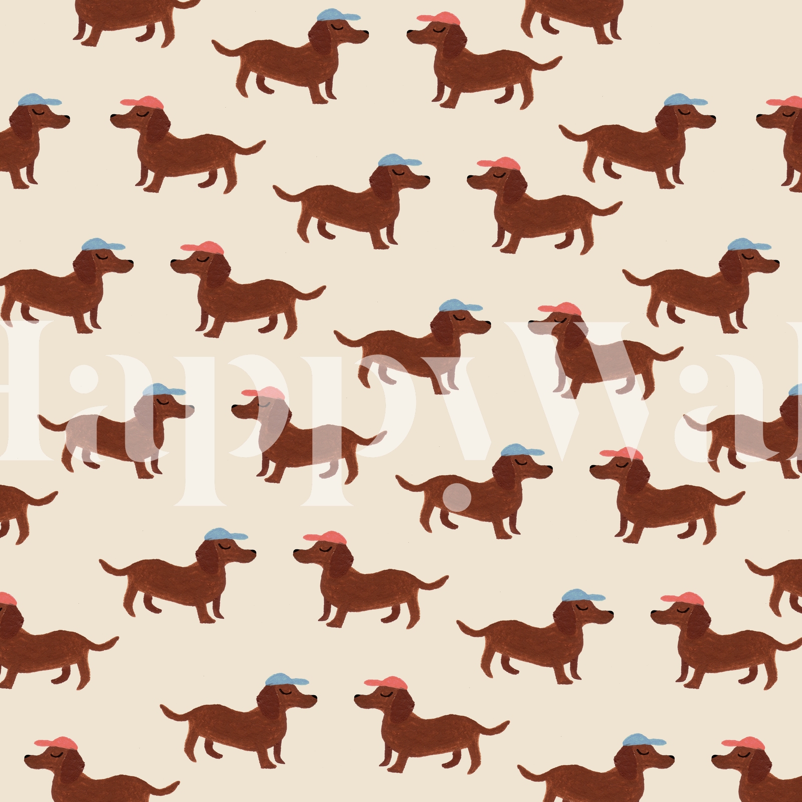 Whimsical Dachshund Wallpaper for Dog Lovers