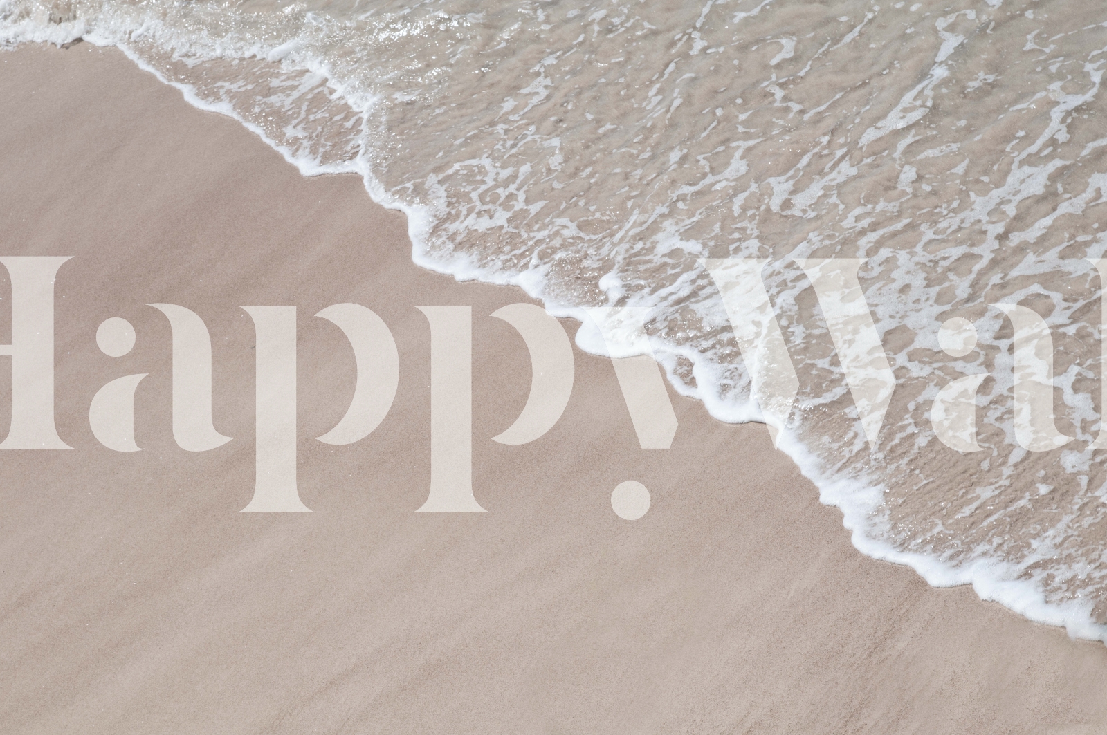 Neutral Sea Foam Beach Dream 1 Wallpaper - Buy at Happywall