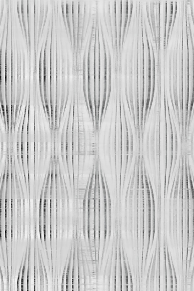 Soft Gray Japan Waves Wallpaper - Shop Now | Happywall