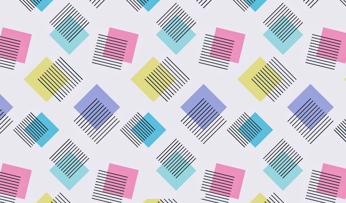 Vintage Squares Lines Geometry Wallpaper | Happywall