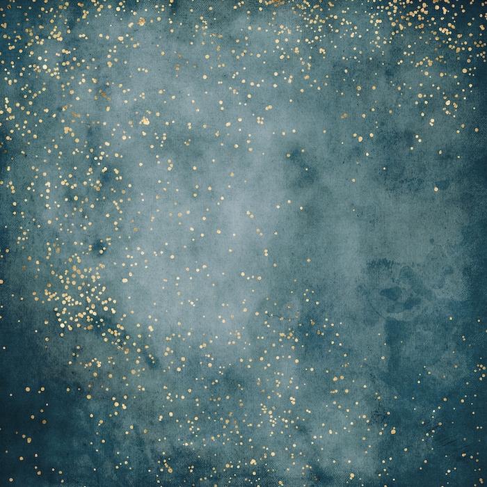 Navy Blue Galaxy Wallpaper with Gold Stars