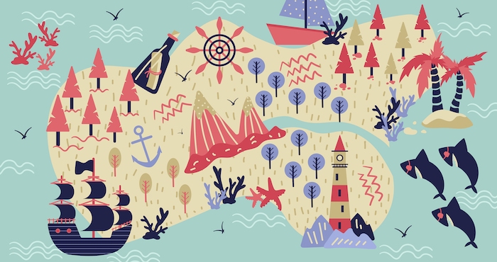 Playful and Engaging Kids Map Wallpaper | Worldwide Exploration