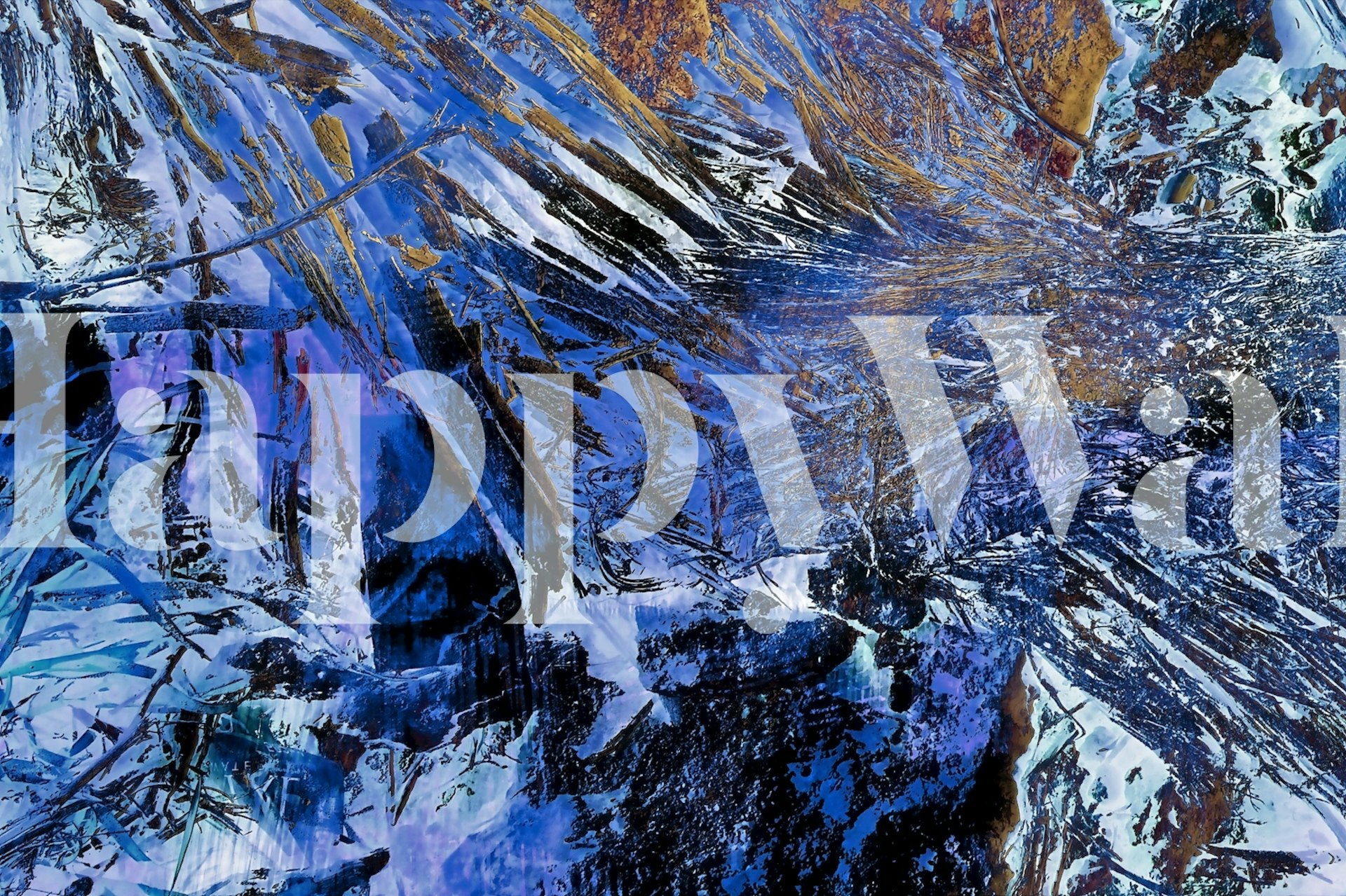Blue Mountain Dream Textures Wallpaper | Happywall