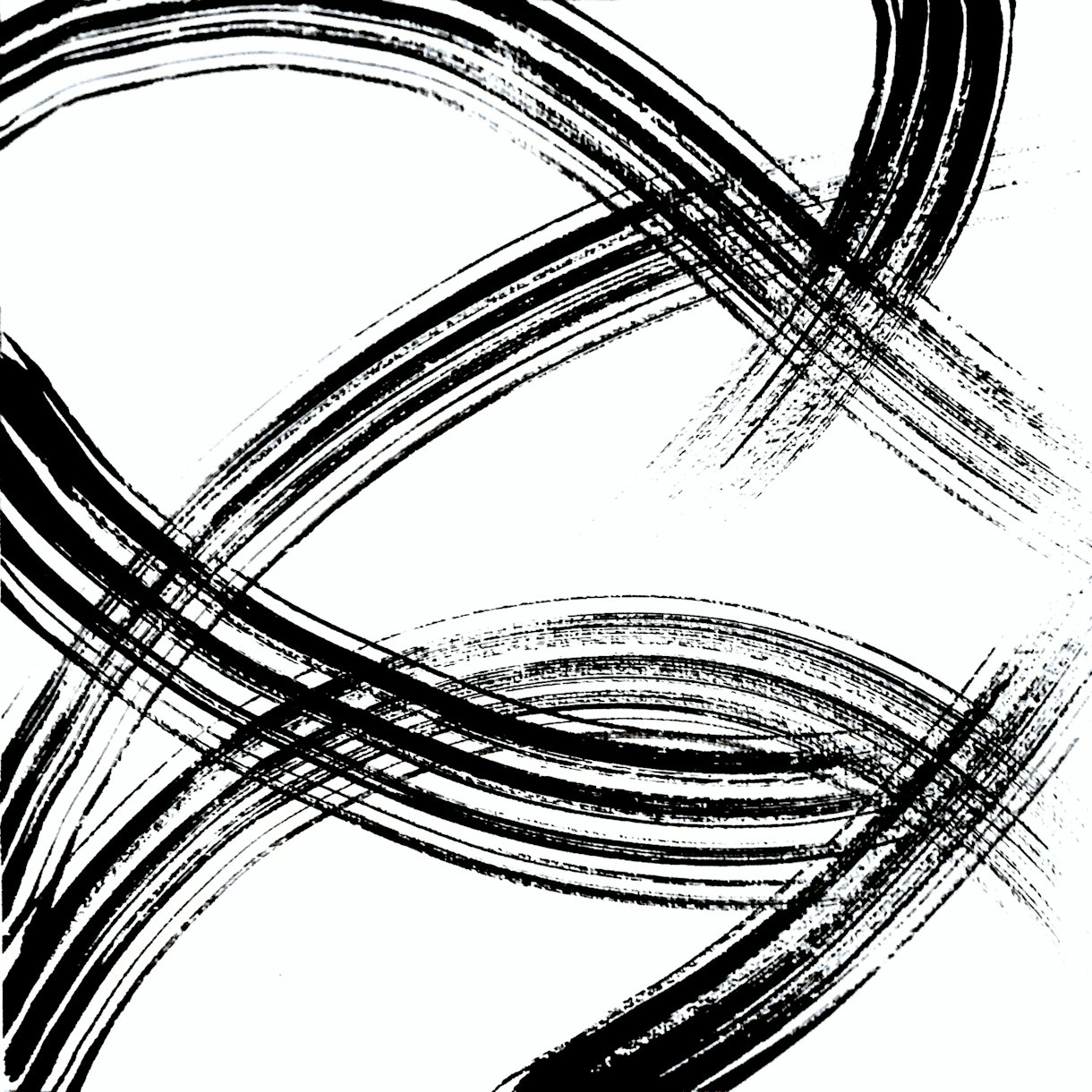 Wave strokes wallpaper - Happywall