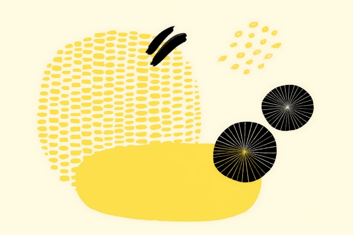 Yellow Composition Wallpaper - happywall.com