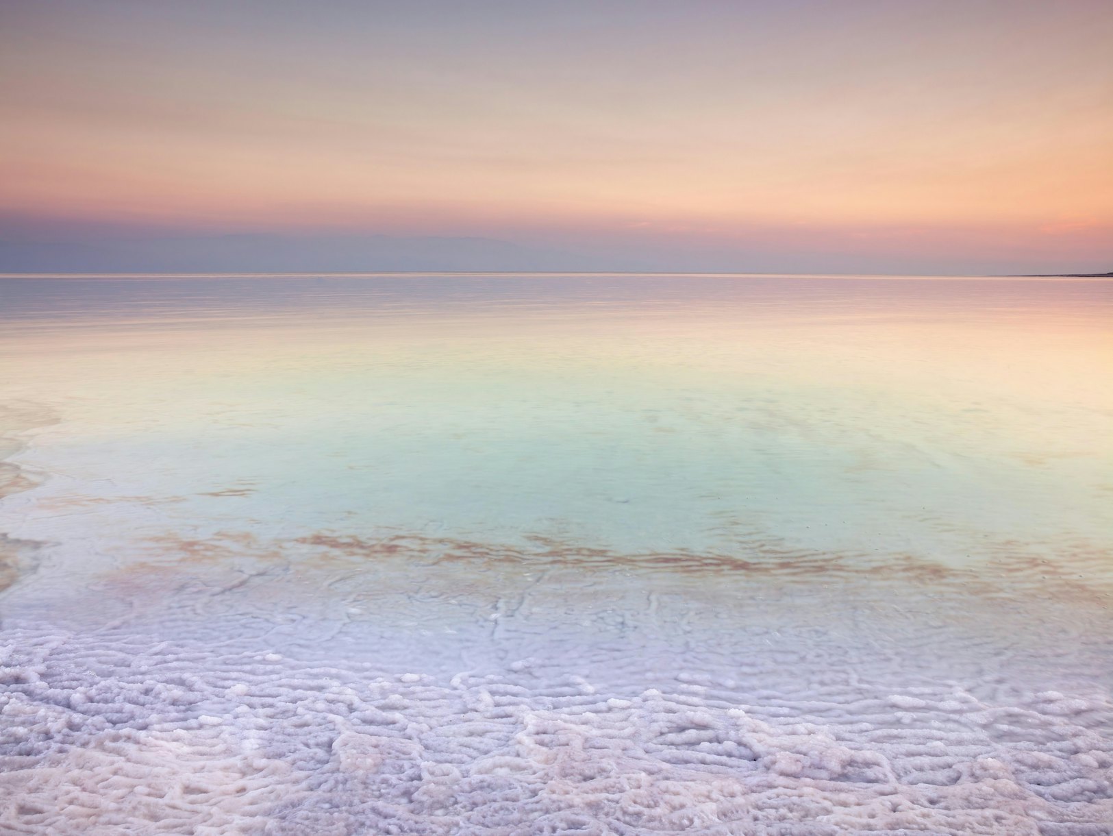 Dead sea shore at dusk wallpaper - Free shipping | Happywall