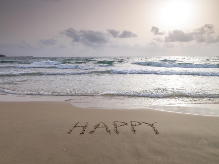 Sand Writing on Beach 4 Wallpaper - Buy Online | Happywall