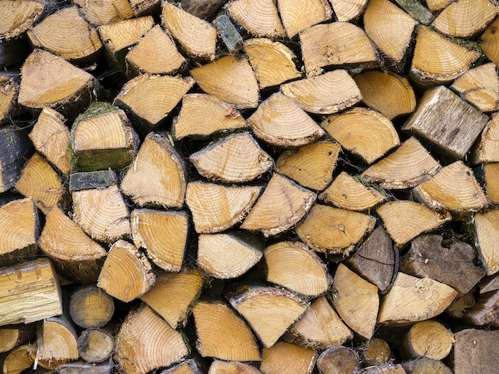 Wood Logs 4 Wallpaper - Rustic and Natural Wall Decor | Happywall