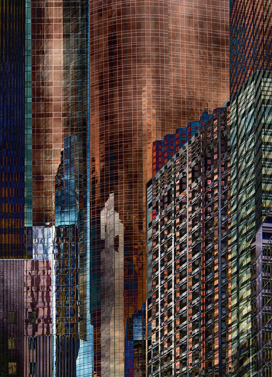 Urban abstract wallpaper - Happywall