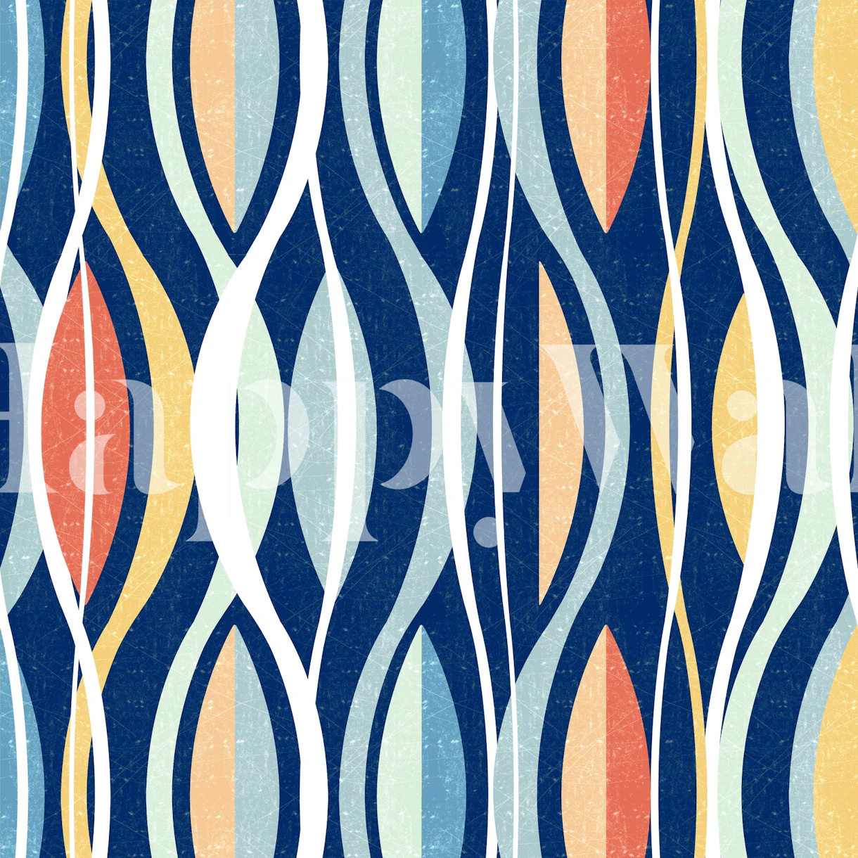 Malibu Air Blue Wallpaper - Shop Trendy Wallpapers Online | Happywall