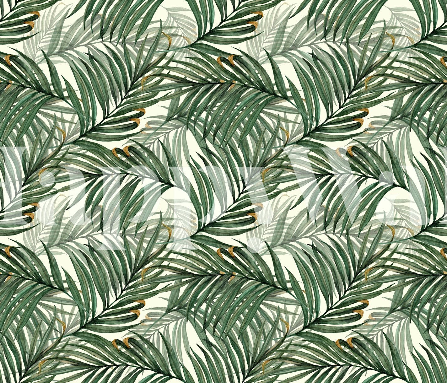 Palm Leaves Wallpaper - Tropical Wall Decor | Happywall