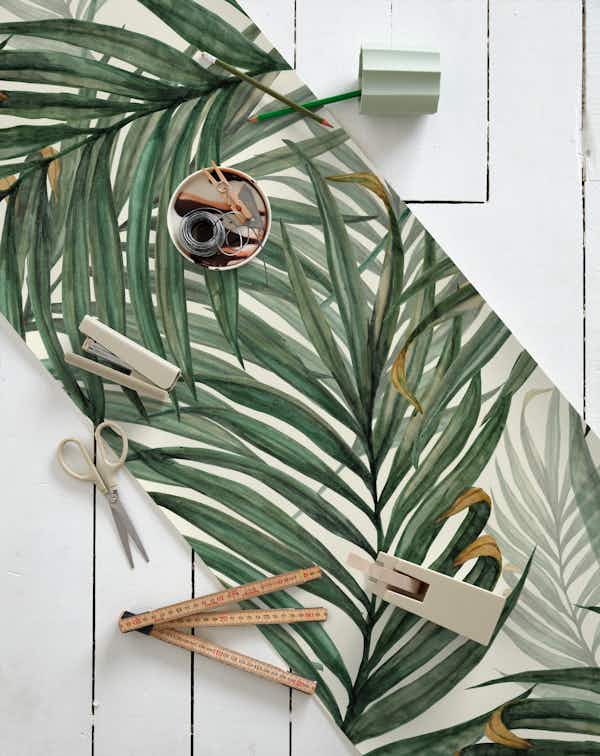 Palm Leaves Wallpaper - Tropical Wall Decor | Happywall