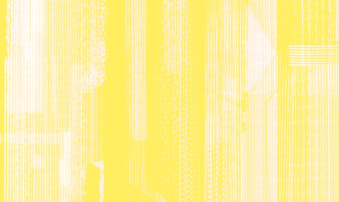 Sunny Yellow Abstract Pop Wallpaper | Happywall