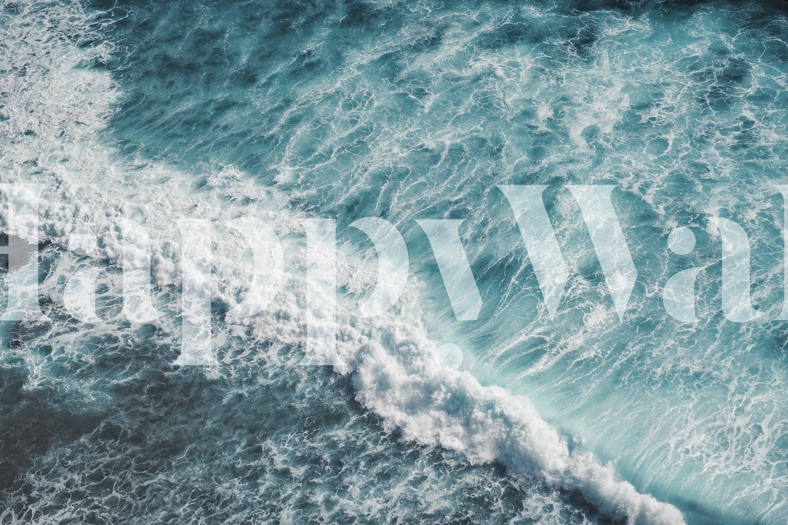 Blue Ocean Waves Wallpaper for Bedroom