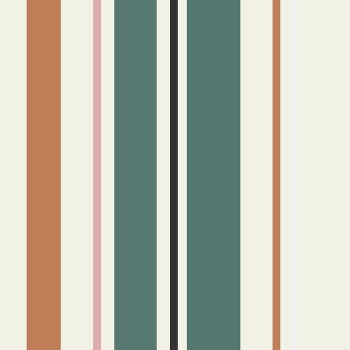 Minimal Stripes Forest Green Wallpaper - Buy now on Happywall
