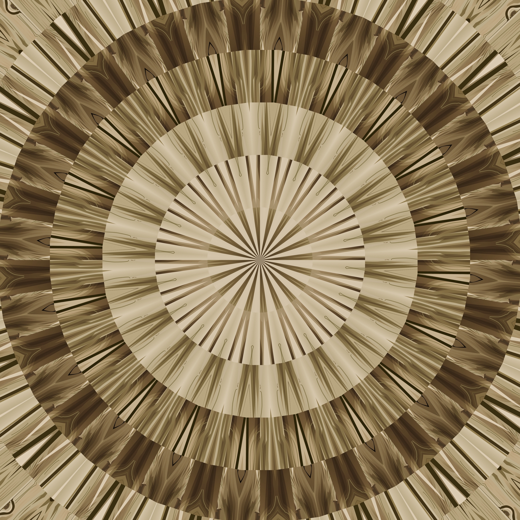 Urban Tribal Wood Mandala Wallpaper - Buy Online | Happywall
