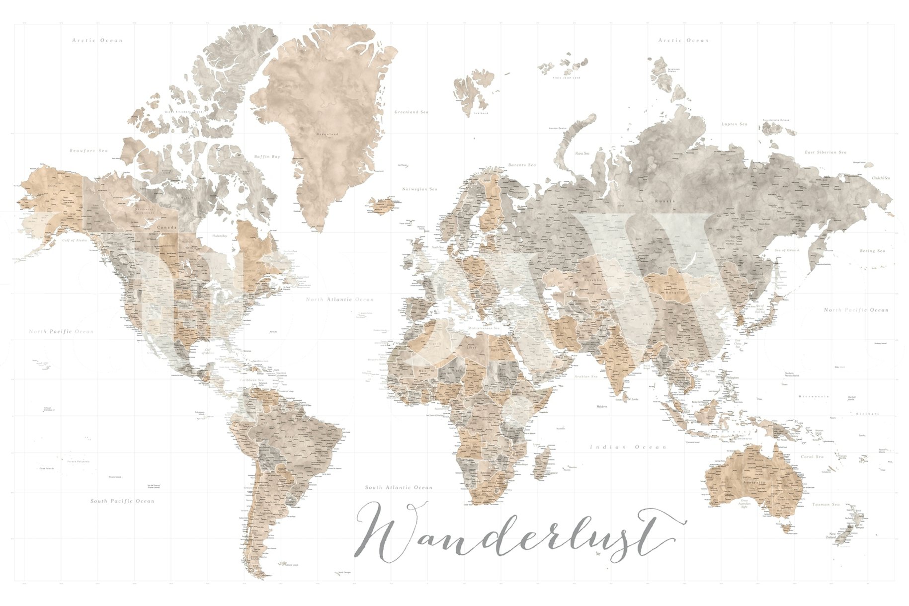 Wanderlust Abey world map HD wallpaper | Happywall