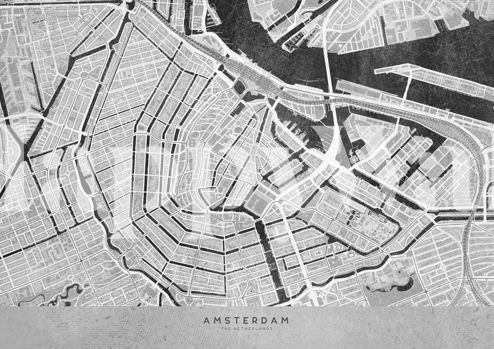 vintage-gray-amsterdam-map-wallpaper-happywall