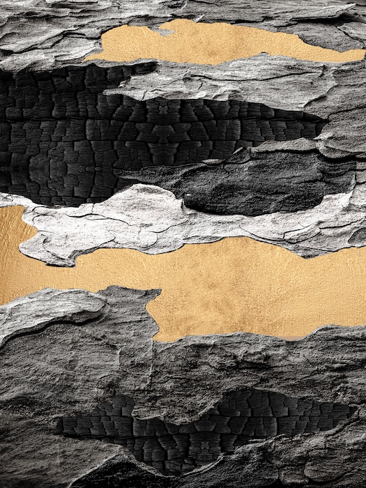 Buy Gold Abstract 3 Wallpaper - Happywall