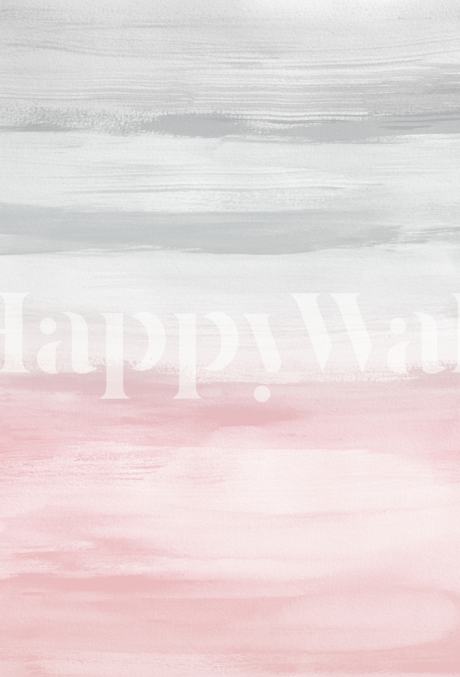 Pink Blush Gray Abstract Wallpaper