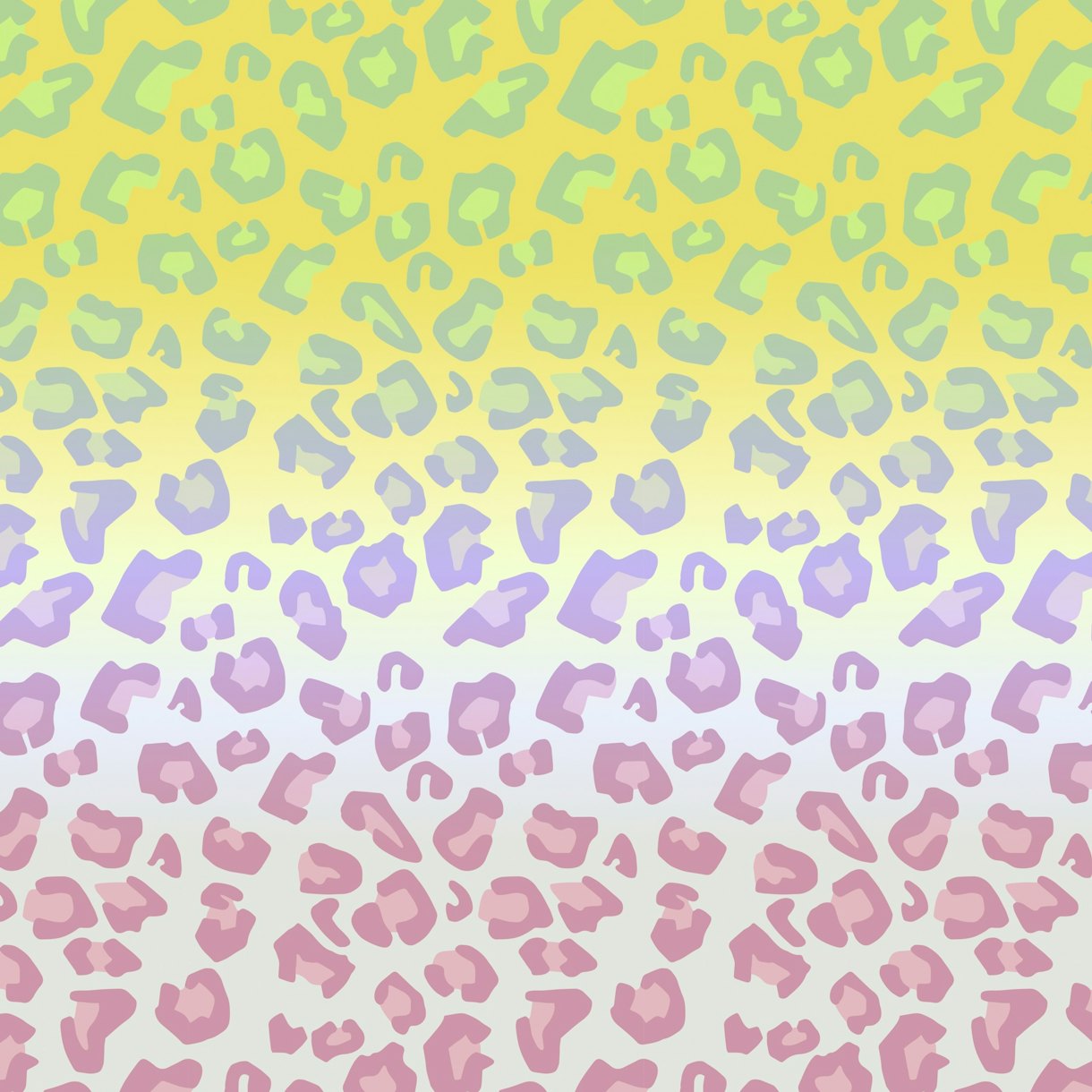 Rainbow Leopard Modern Print wallpaper - Happywall