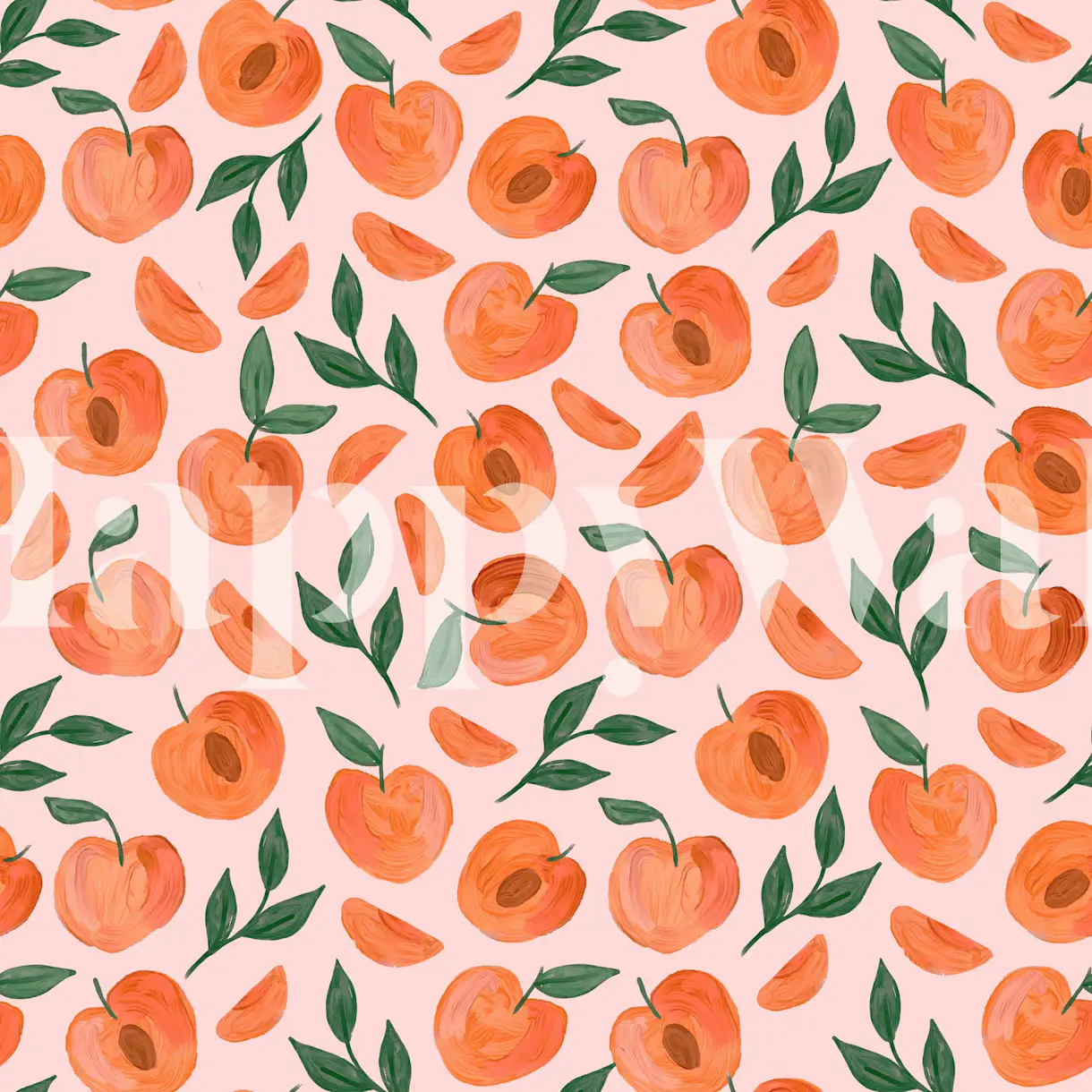 Pink Peaches wallpaper - Happywall