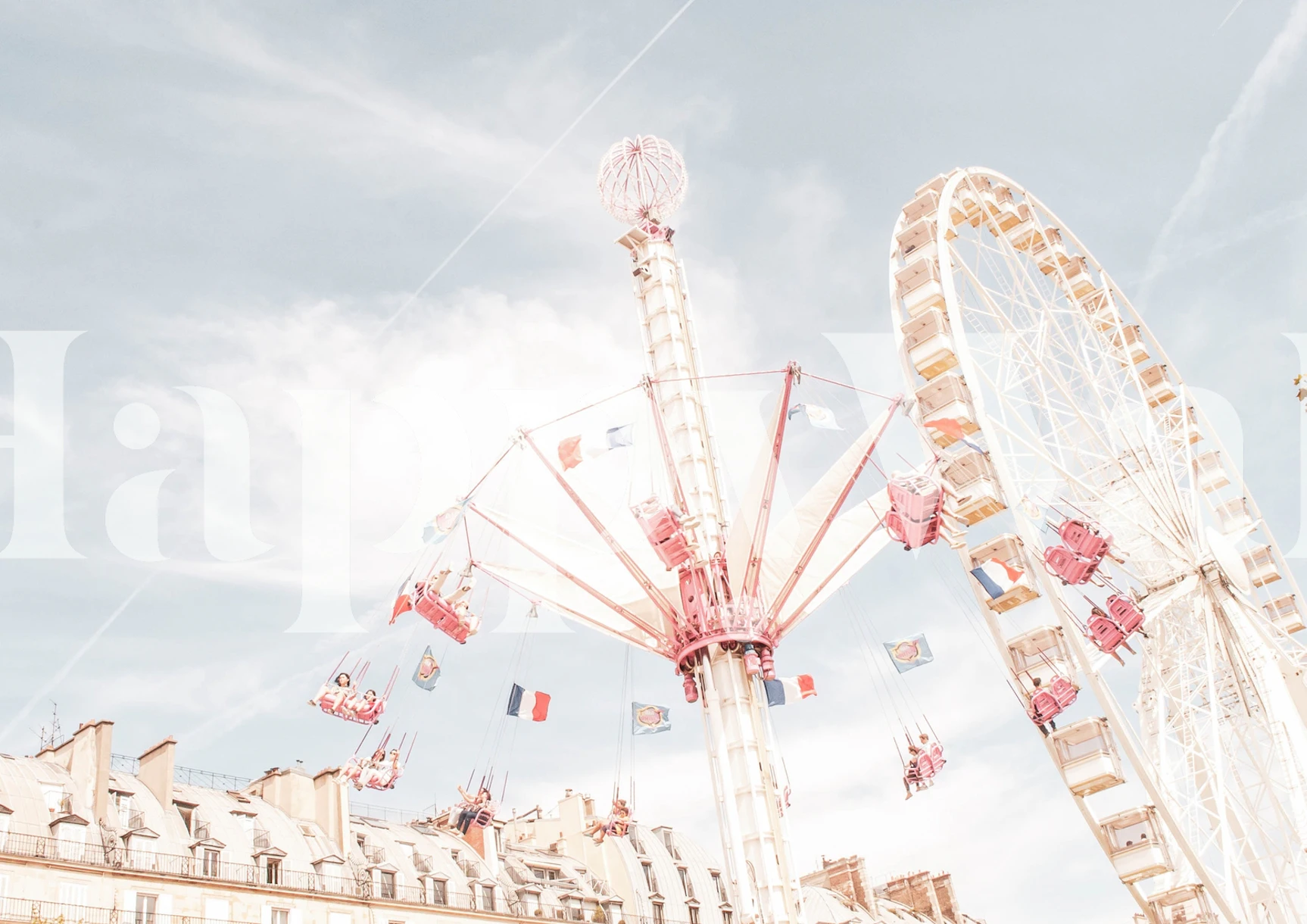 Paris Summer Carnival Wallpaper | Happywall