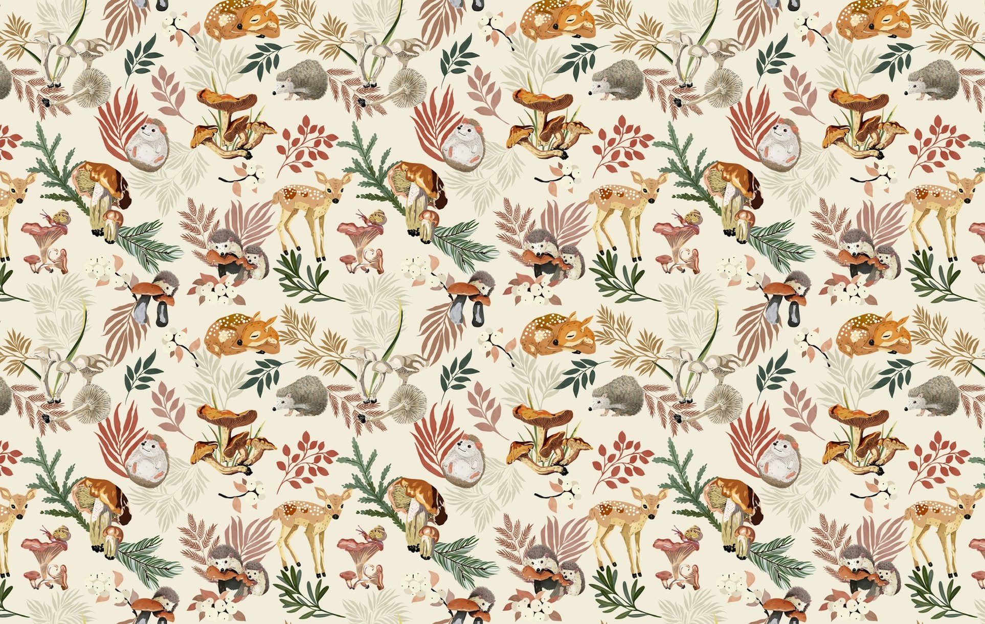 Nice animals autumnal nature wallpaper - Happywall