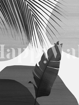 Tropical Banana Leaf 3 Wallpaper Happywall