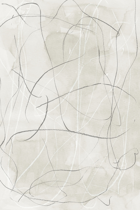 Minimalist Gray Scribble Wallpaper for Modern Decor