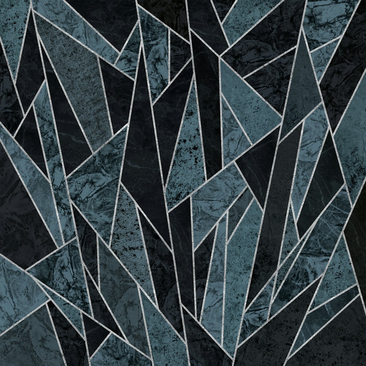 Shattered Blue Ice Wallpaper | Happywall